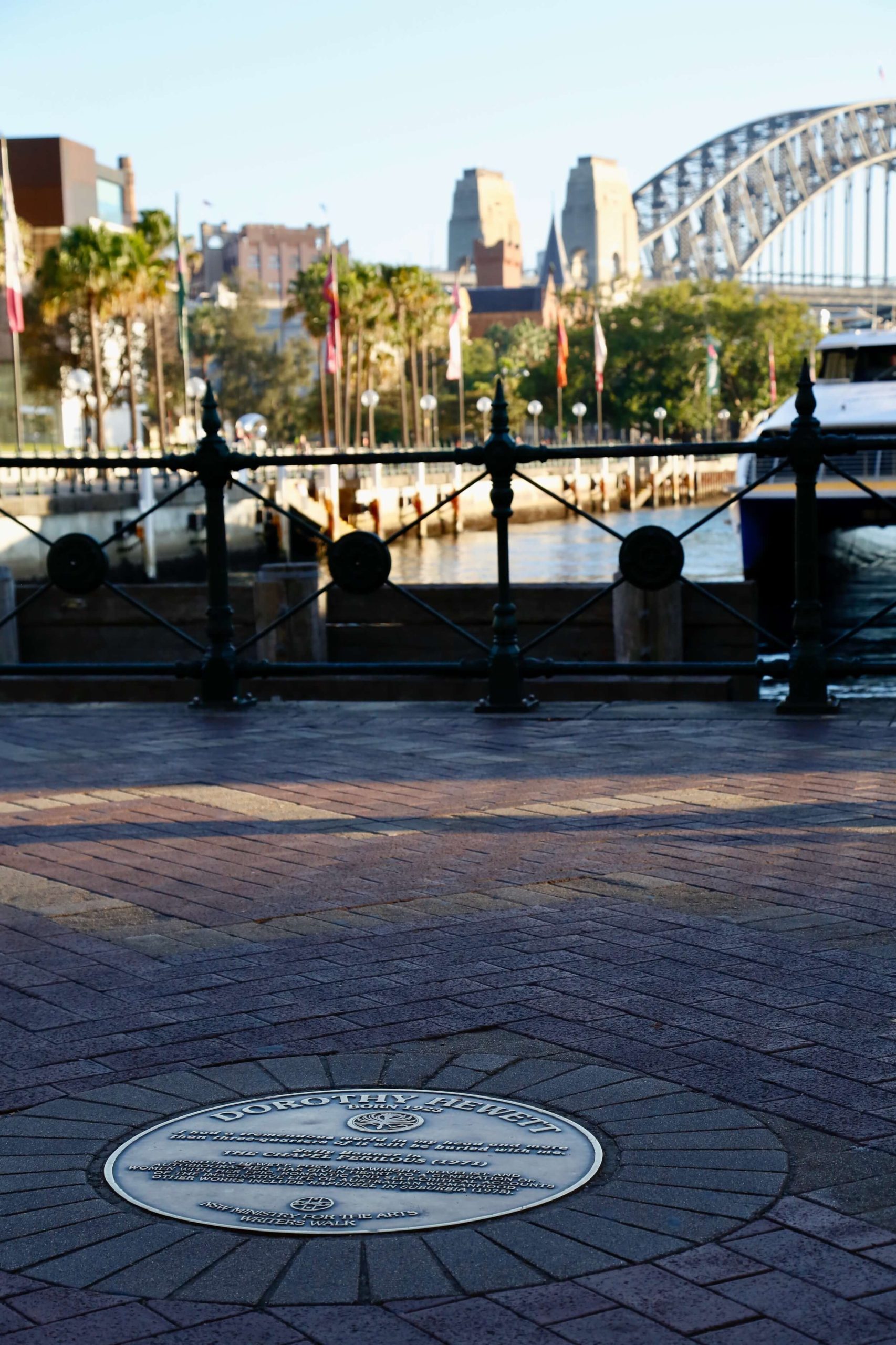 Sydney Writers Walk at Circular Quay - Sydney Outdoors